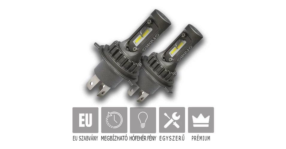 Sirius OELED H4 fényszóró Extra hosszú élettartam
