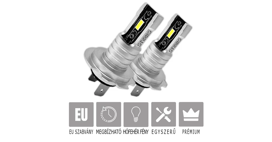 Sirius OELED H7 JUNIOR autó izzó - Forradalmi megoldás
